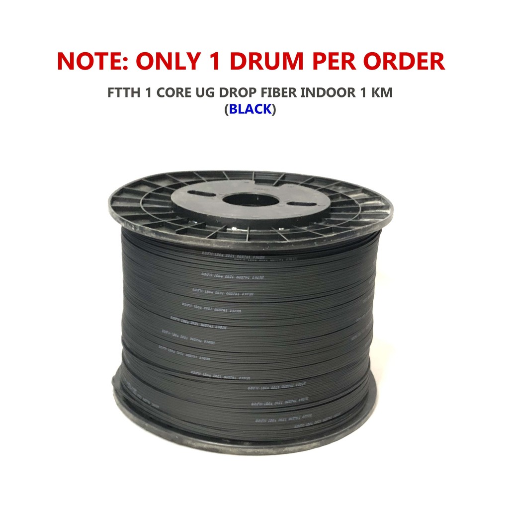 UG Drop Fiber (Blue Core)Indoor 1 Core Drop Fibre 1KM GJXFH-1B6a1 ...