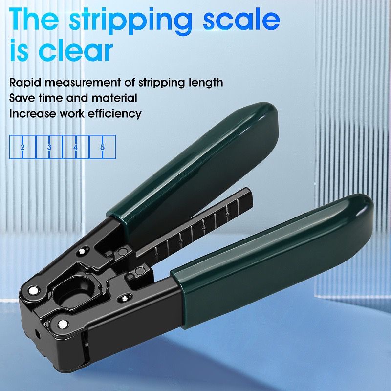 Stripper Pliers Wire Optical Cable Stripper Metal / Plastic Tool FTTH ...