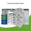 FWS Fiber Wall Socket 1/2/4/8 Ports FTTH Fiber Optic Terminal Box ...