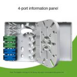 FWS Fiber Wall Socket 1/2/4/8 Ports FTTH Fiber Optic Terminal Box ...