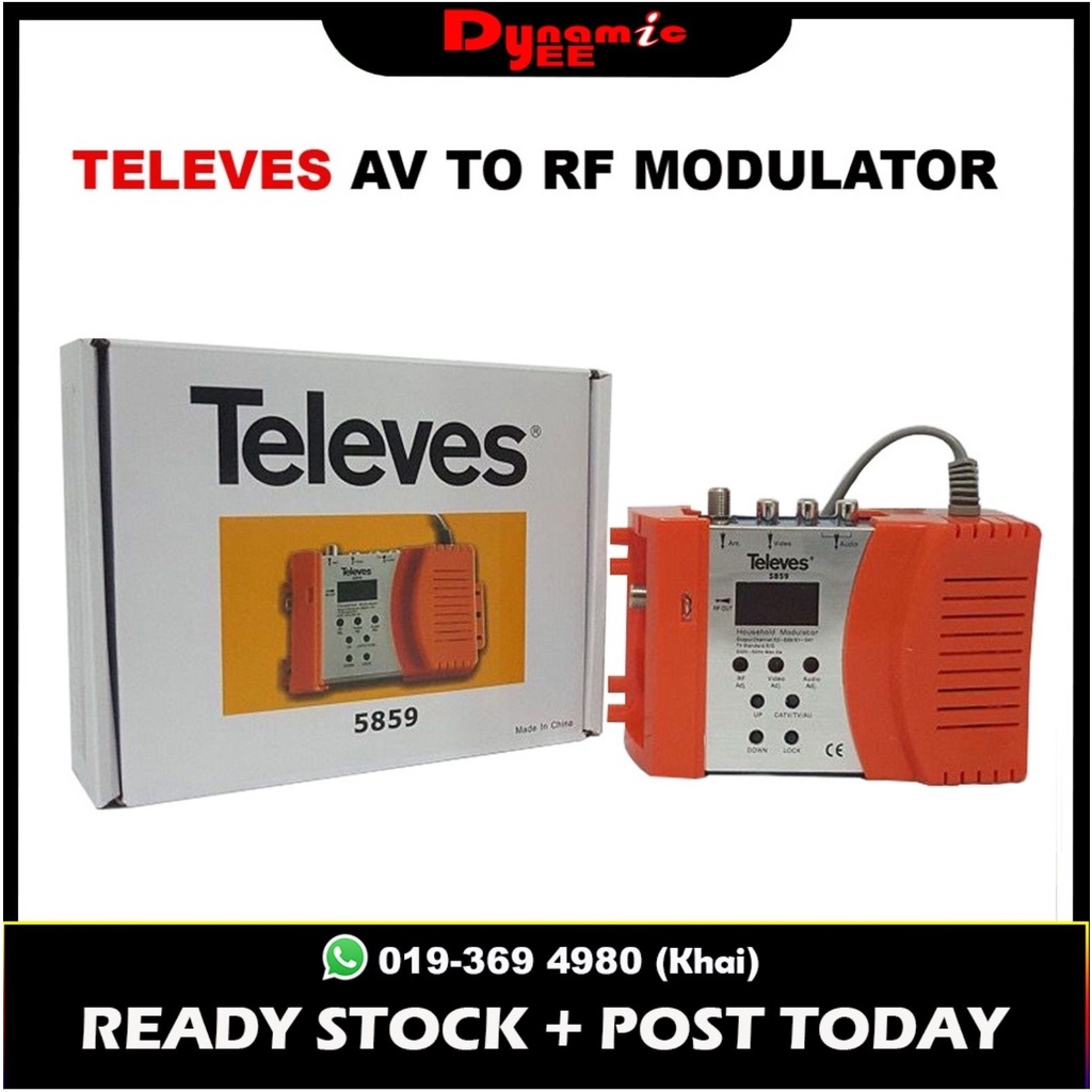 AV to RF Modulator Converter Digital TVMD201 – Dynamic EE Zone Sdn Bhd