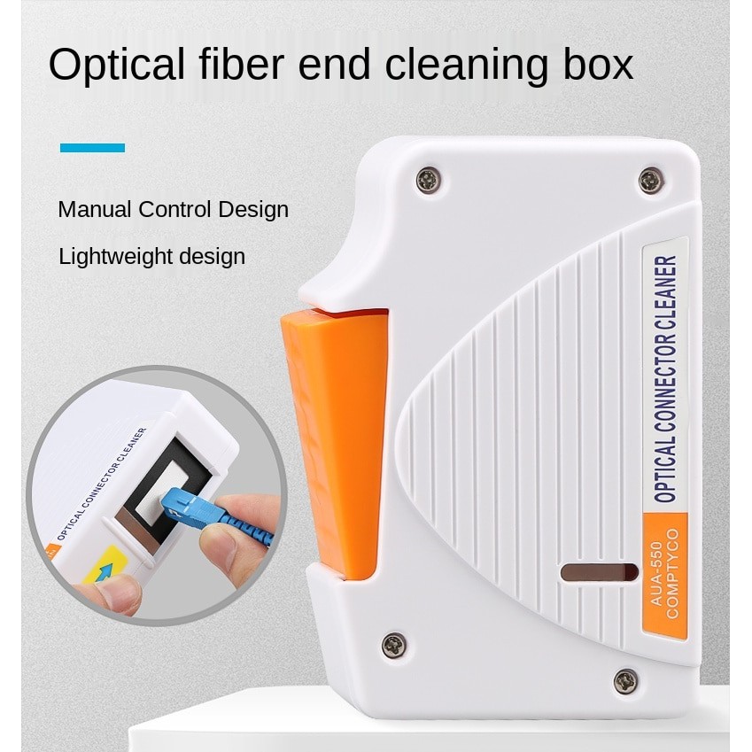Optical Fiber Cleaning BoxAUA-550 Cassette Fiber Optic Jumper End Face ...