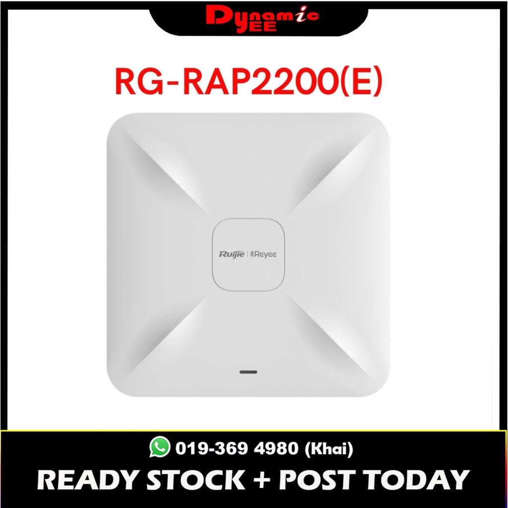 RUIJIE REYEE RG-RAP2200(E) DUAL BAND CEILING MOUNT ACCESS POINT ...