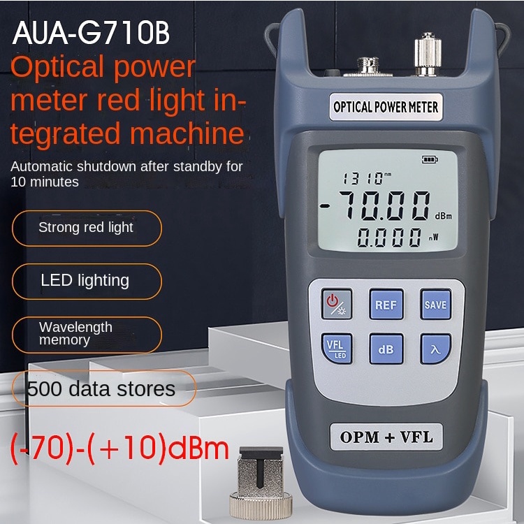 AUA-G710B Optical Power Meter with Visual Fault Locator optical fiber ...