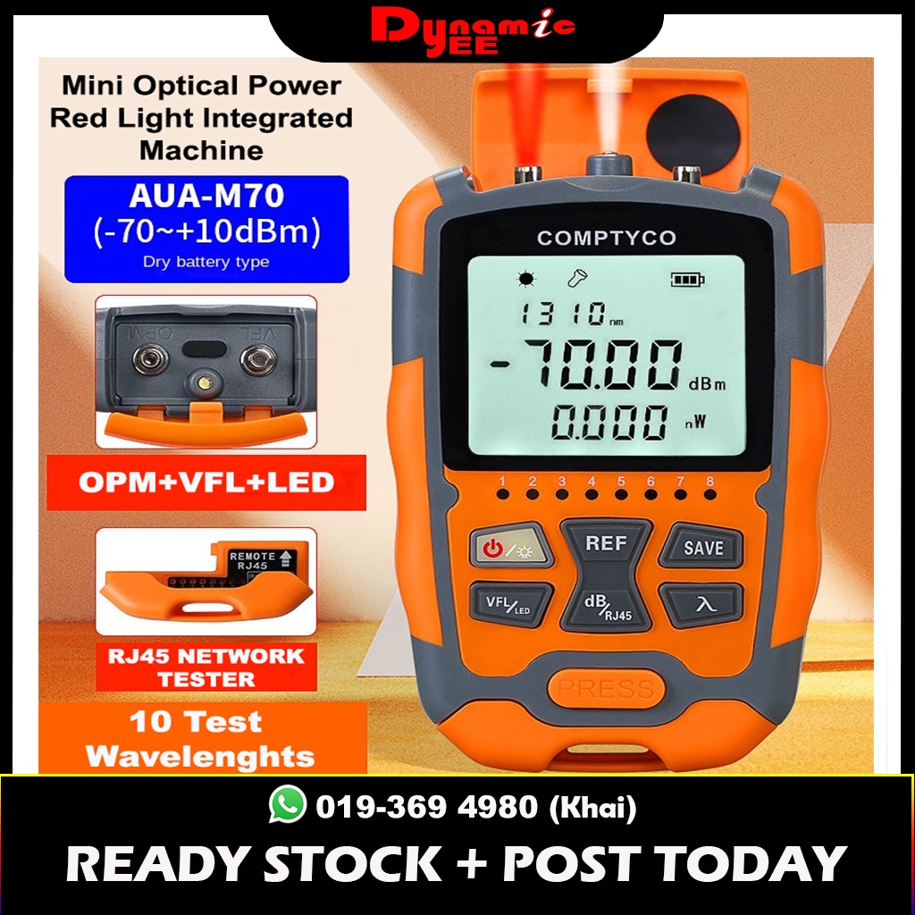 5G High Precision 4 in1 Optical Power Meter Visual Fault Locator (VFL ...