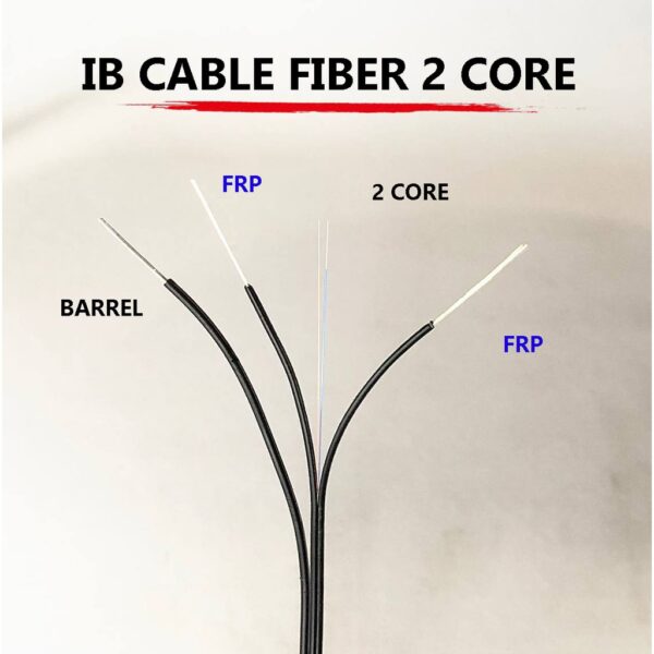 FTTH 2 Core Outdoor IB Drop Fiber Cable 1000m (KFRP)GJYXFCH-2B6a2 ...