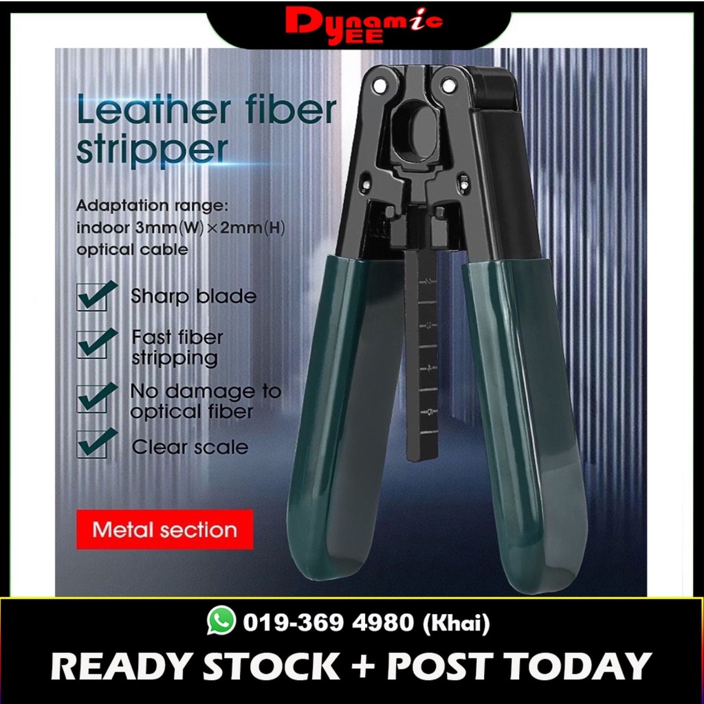 Stripper Pliers Wire Optical Cable Stripper Metal / Plastic Tool FTTH ...
