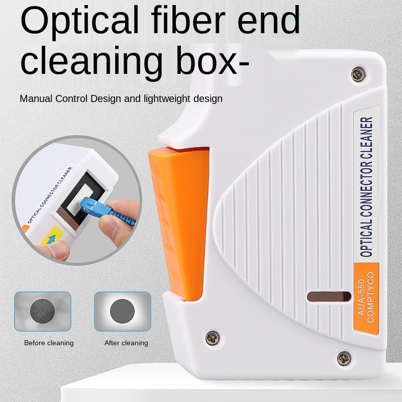 Optical Fiber Cleaning BoxAUA-550 Cassette Fiber Optic Jumper End Face ...