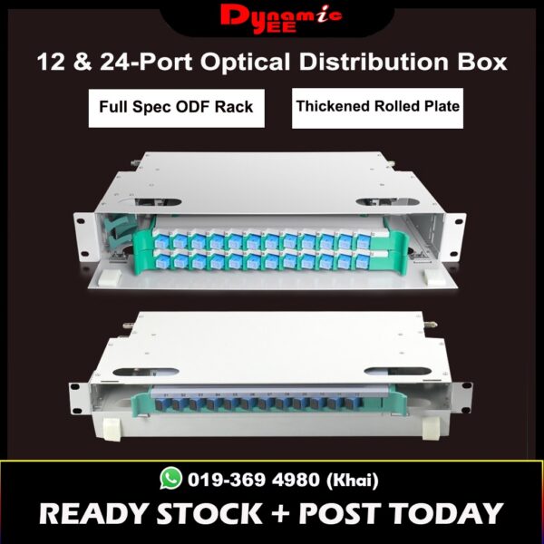 12/24 Core Full Spec Telecom-Grade Optical Distribution Frame ODF Rack ...