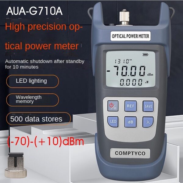 AUA-G710A Optical power meter 7 wavelength network cable tester FTTH ...