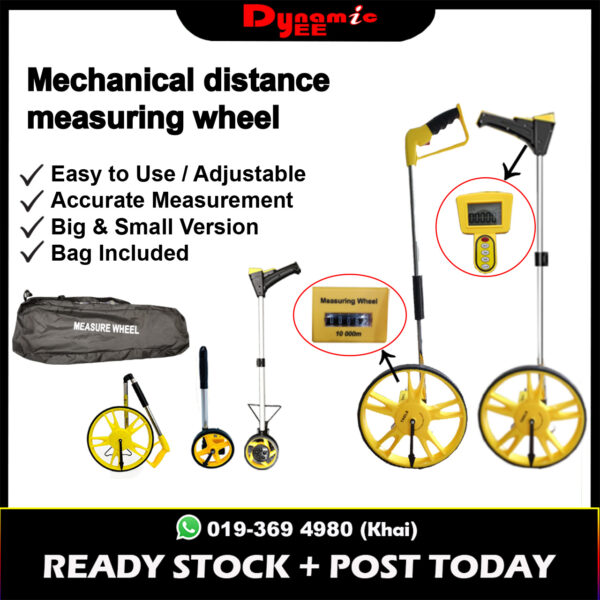 Digital Display Distance Measuring Wheel Mechanical Wheel Roller MW101 ...