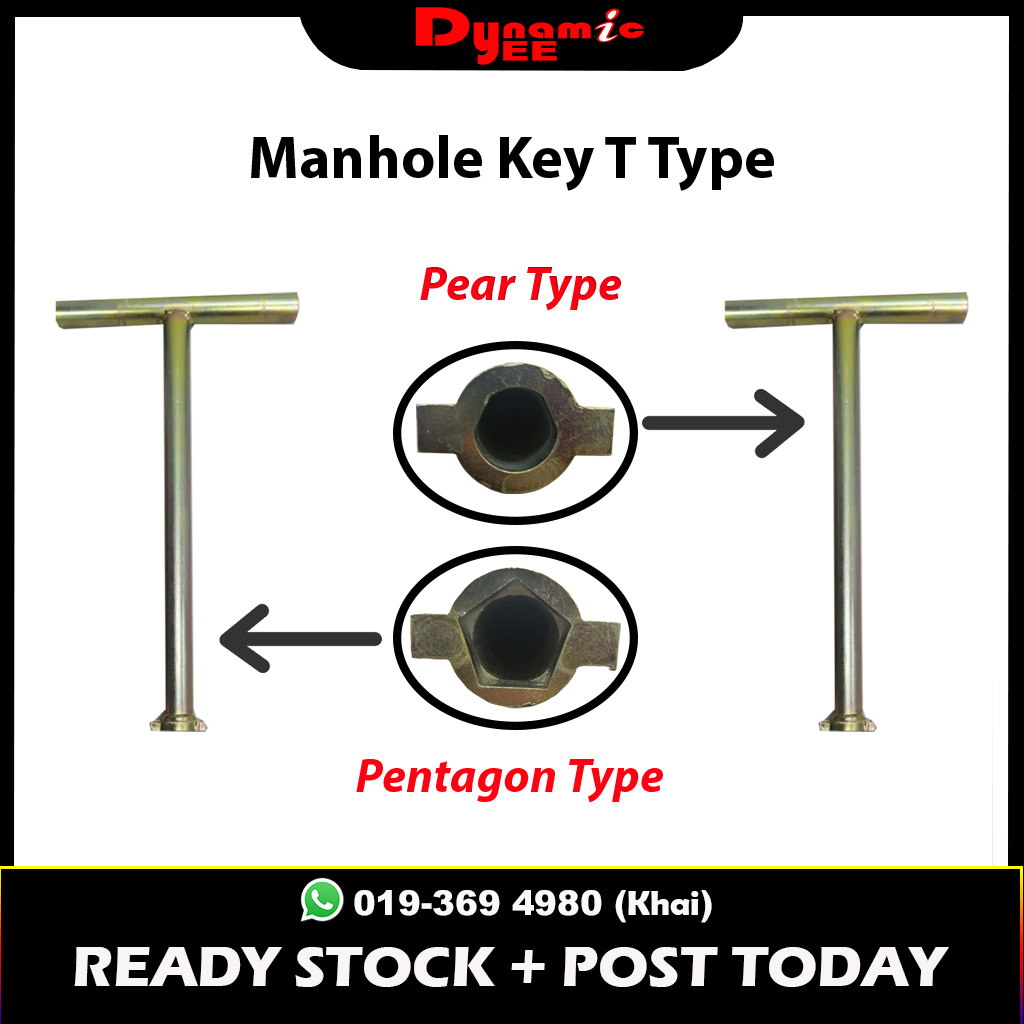 TM IWK Manhole Key T Type – MH601 – Dynamic EE Zone Sdn Bhd