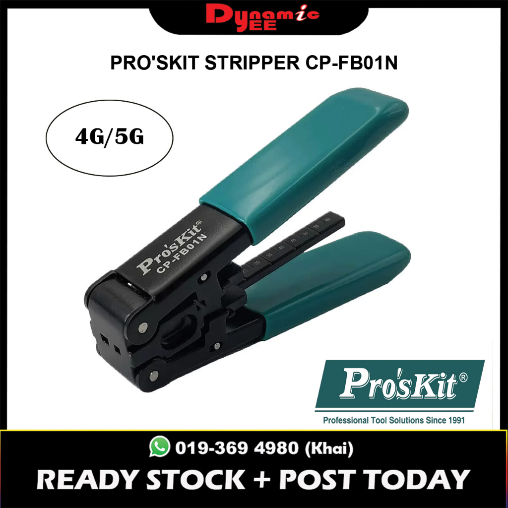 PRO’SKIT FIBER OPTIC JACKET STRIPPER CP-FB01N – Dynamic EE Zone Sdn Bhd