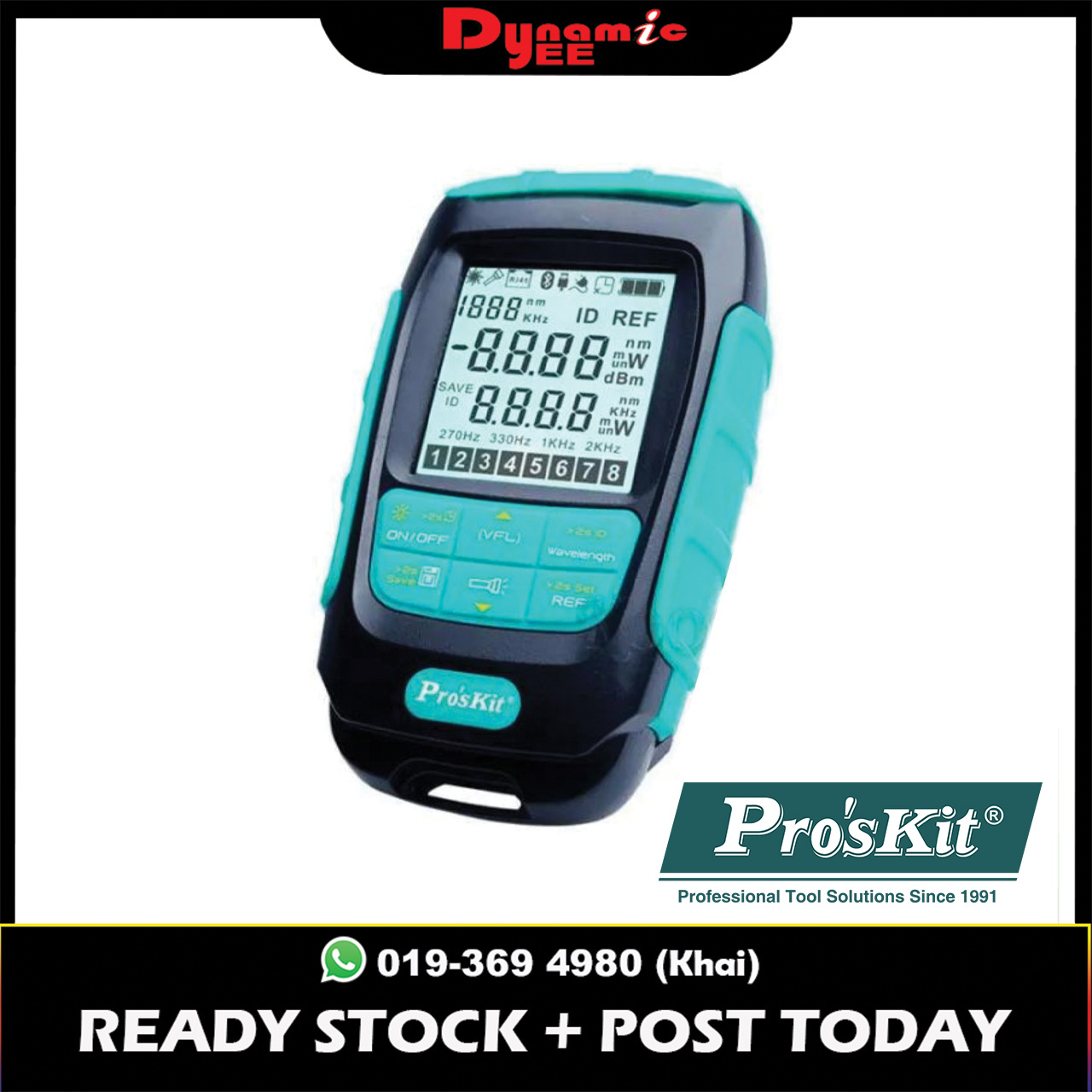 PRO’SKIT HAND HELD FIBER OPTIC POWER METER MULTIMETER – Dynamic EE Zone ...