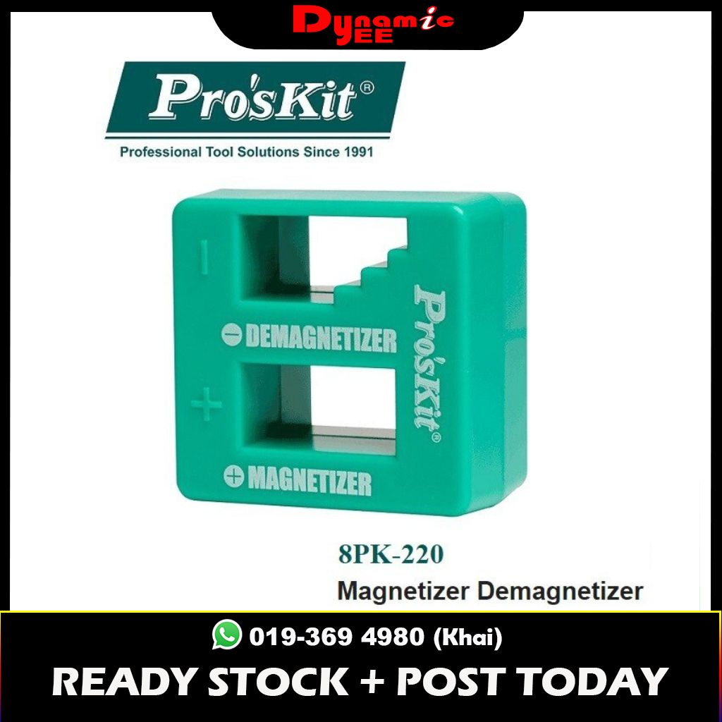 PRO’SKIT MAGNETIZER / DEMAGNETIZER 8PK-220 – Dynamic EE Zone Sdn Bhd