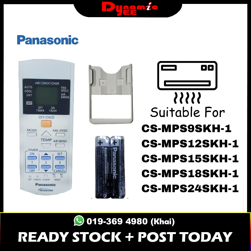 ORIGINAL Panasonic inverter air condition remote controller | Dynamic ...