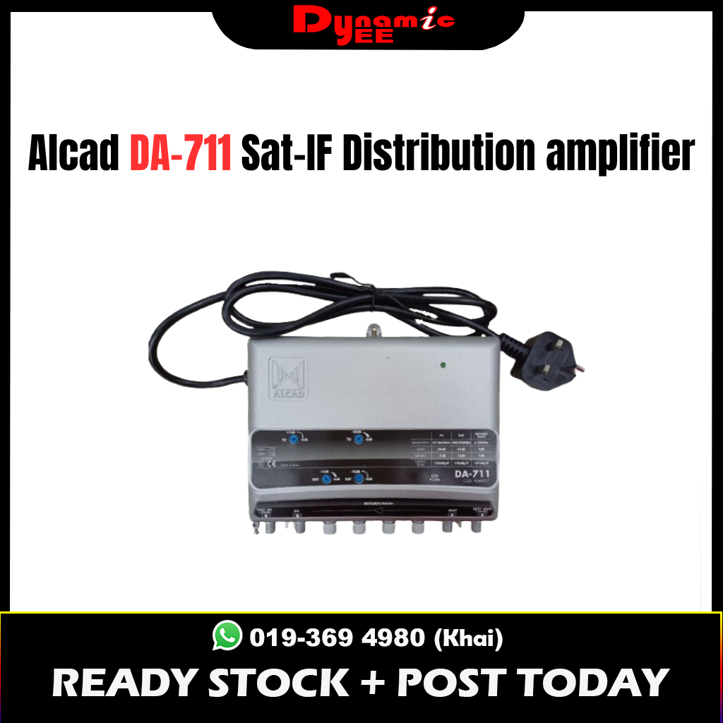 Alcad DA-711 Sat-IF Distribution amplifier TVAM501 – Dynamic EE Zone ...