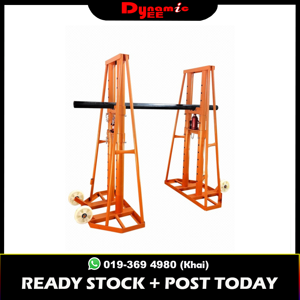 Electric Hydraulic Porous Cable Drum Jack 5 Tons / 8 Tons / 10 Tons ...