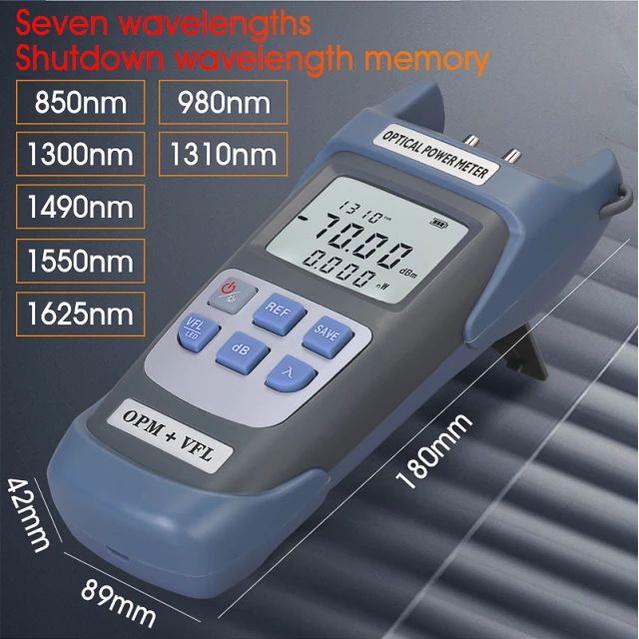 AUA-G710B Optical Power Meter with Visual Fault Locator optical fiber ...