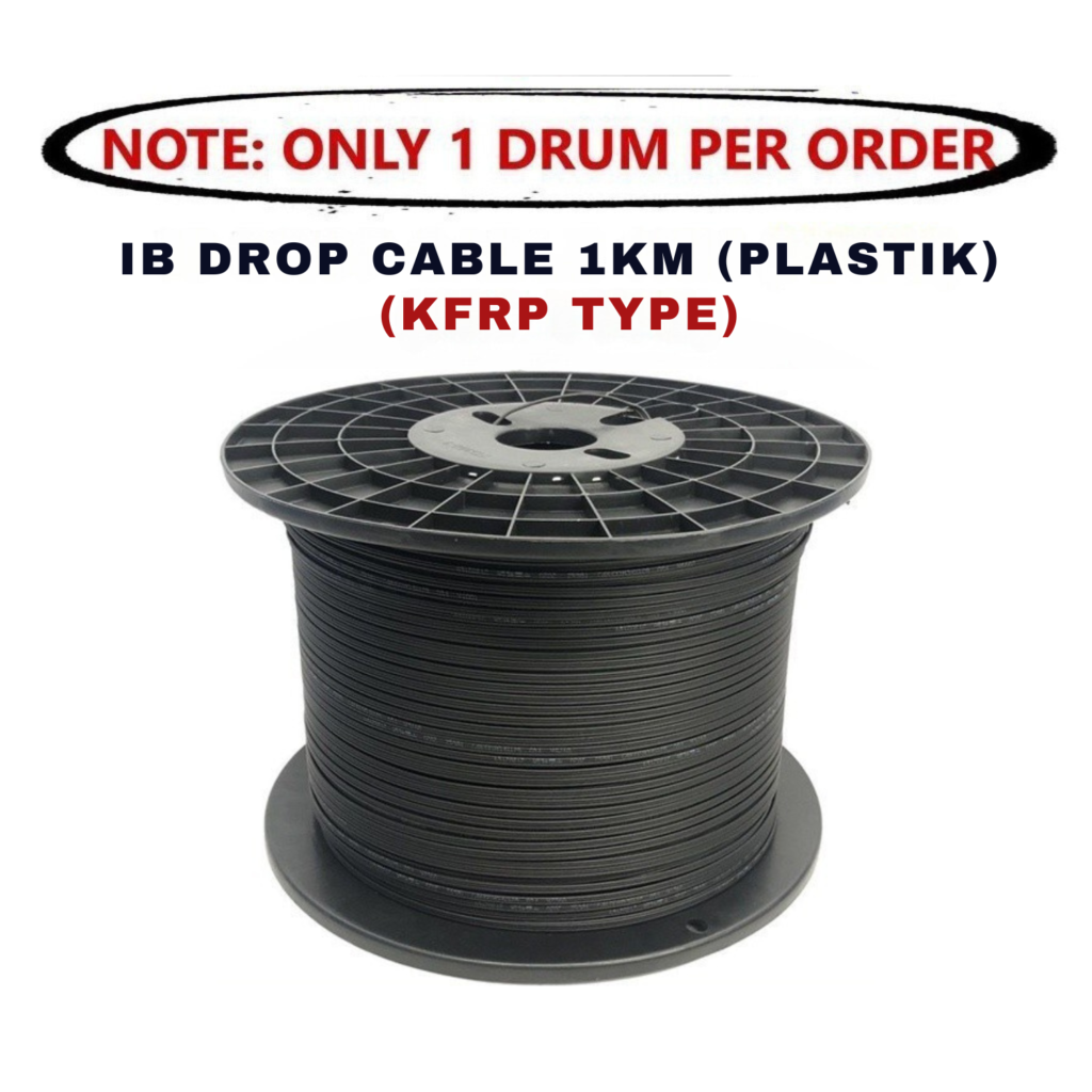 FTTH Outdoor IB Drop Fiber Cable 1Core 1000m (KFRP)GJYXFCH-1B6a2 G657A2 ...